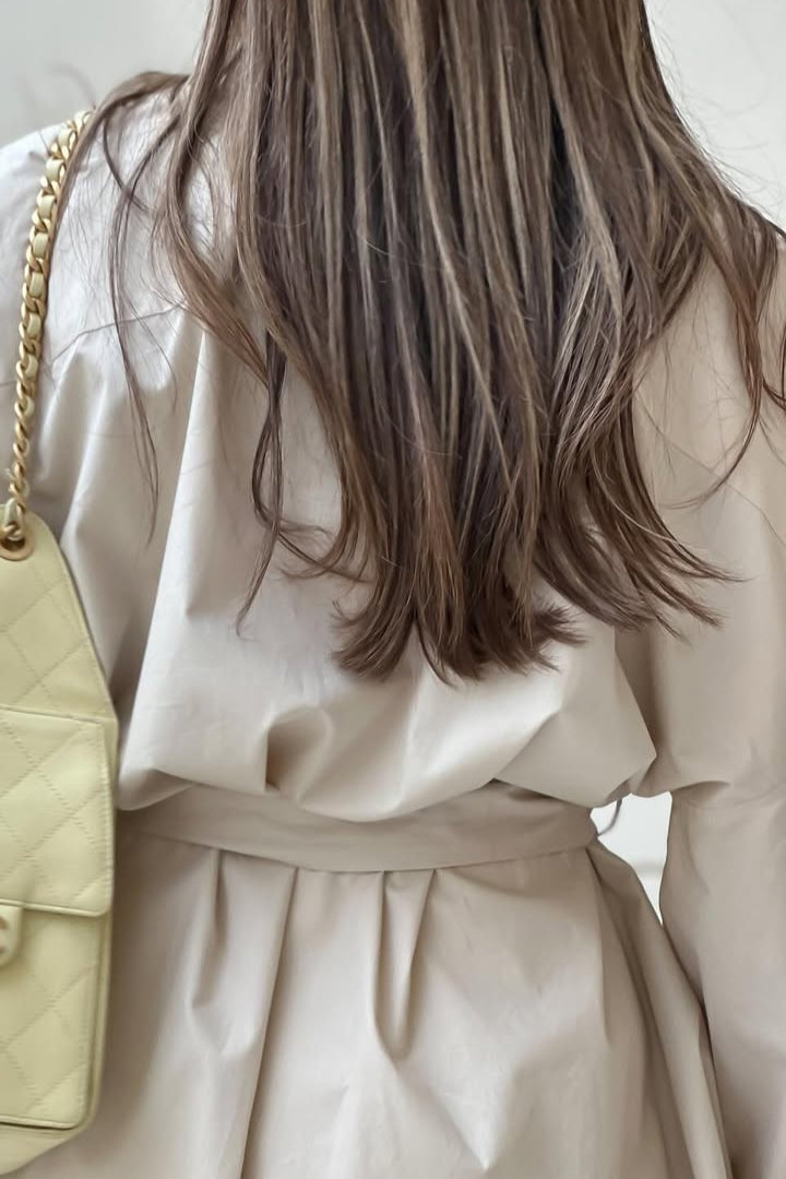 Open Shoulder Buff Sleeve Shirt